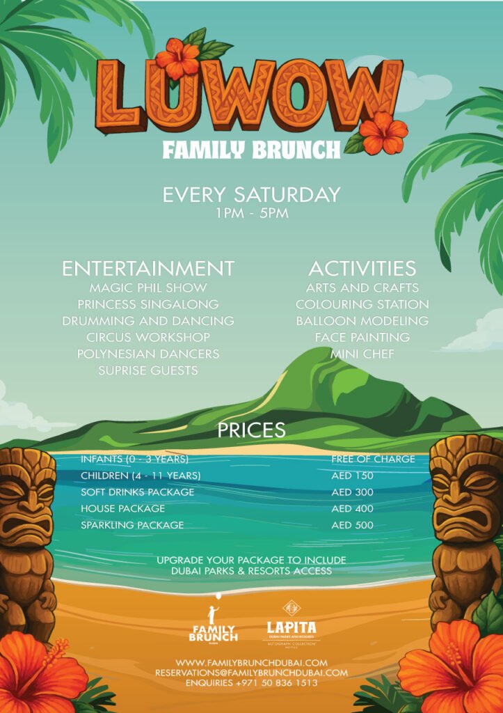 LuWow Brunch in Dubai | Family Brunch | Day Brunches in Dubai