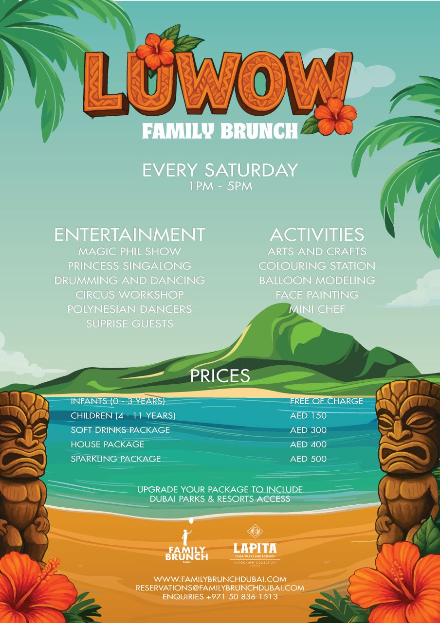 LuWow Brunch in Dubai | Family Brunch | Day Brunches in Dubai
